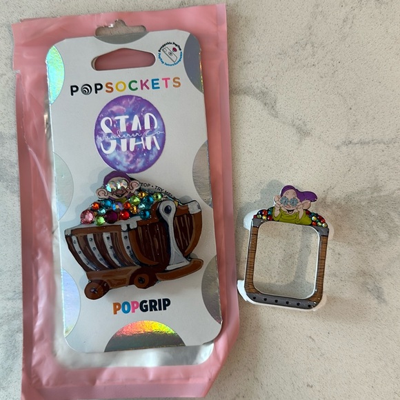 PopSocket | Accessories | Custom Disney Dopey Dwarf Mine Train Pop ...
